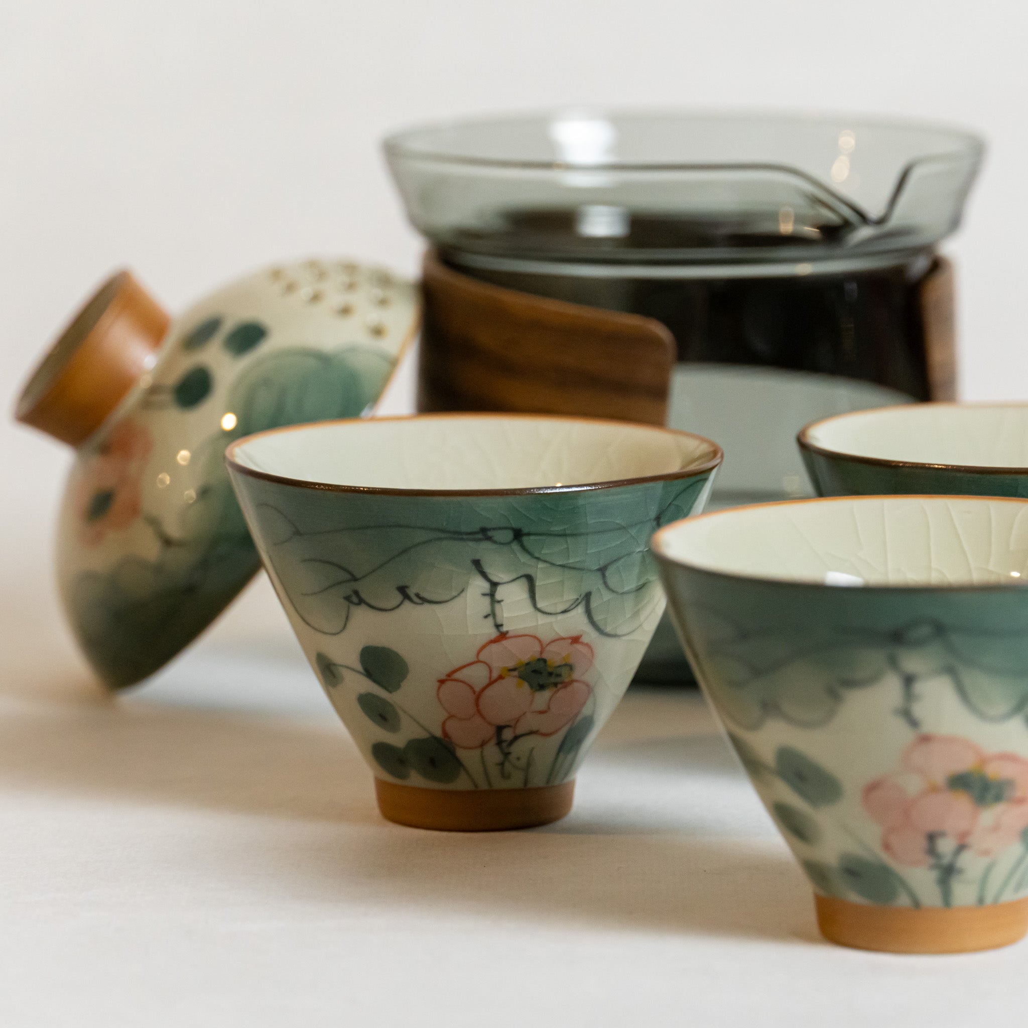 Portable Hand-Painted Porcelain Tea Set | Raf Lifestyle – Raf LifeStyle